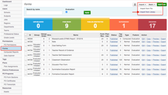 Running the Massachusetts EPIMS Report