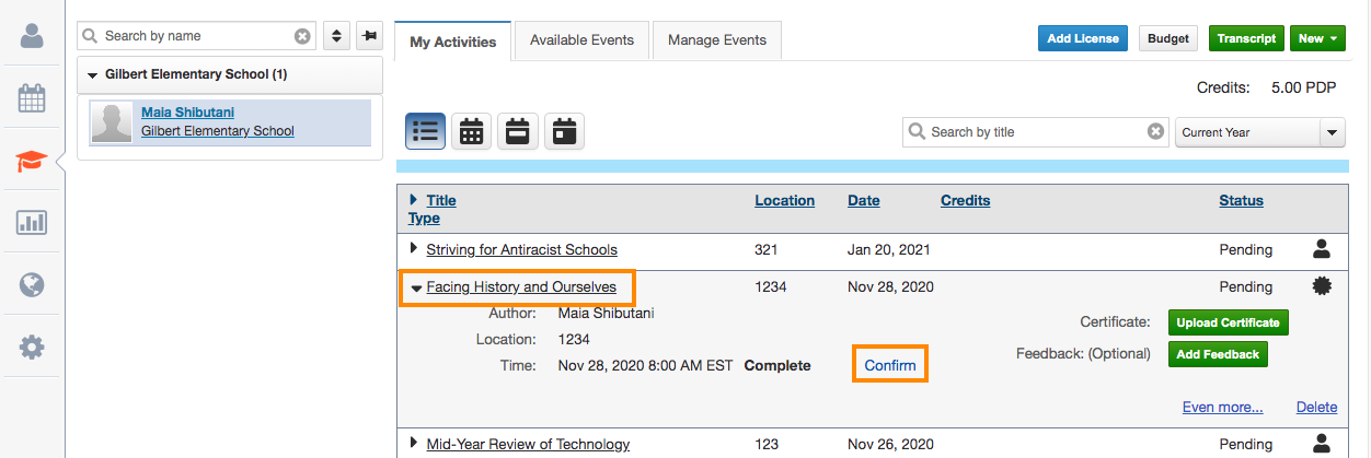 PD Tracking Training (For Educators)
