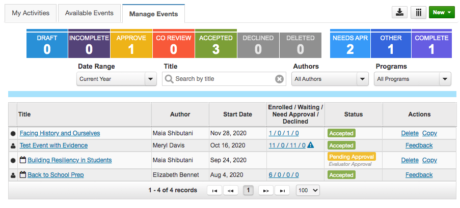 PD Tracking Training (For Educators)