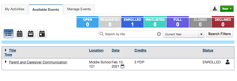PD Tracking Training (For Educators)