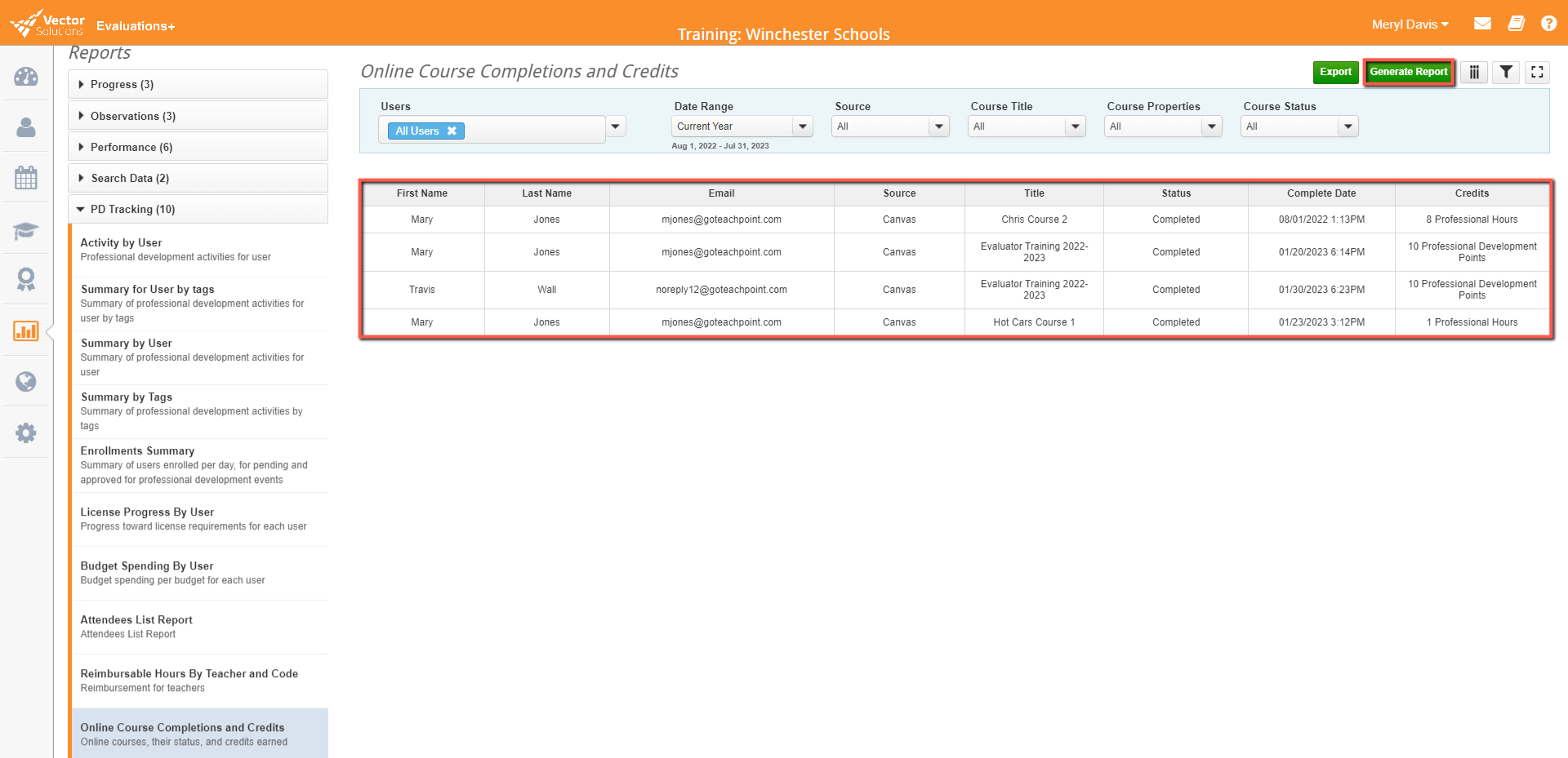 Integration: PD Tracking & Canvas