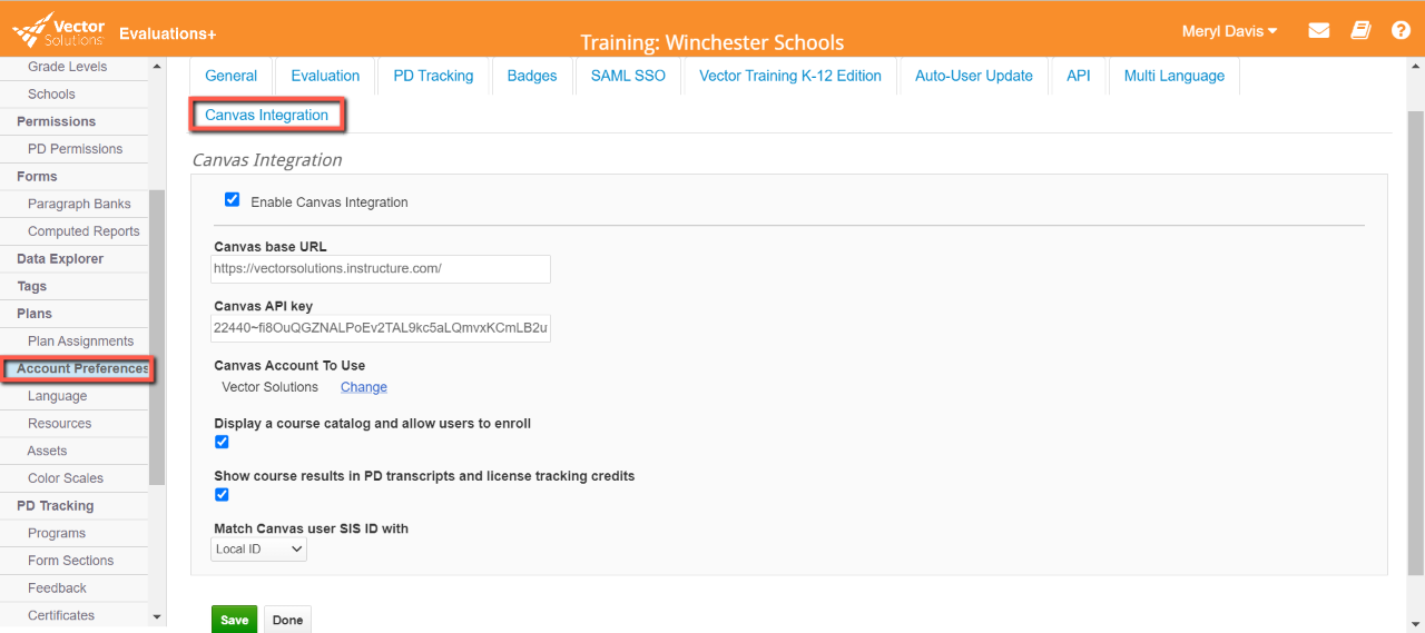 Integration: PD Tracking & Canvas