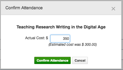 PD Budget Tracking (for Educators)