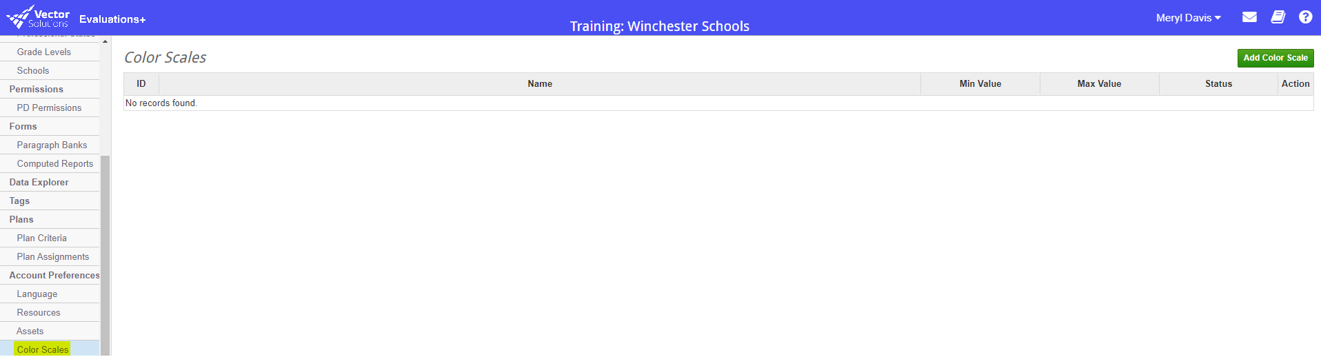 Changing the colors on a Rating Scale