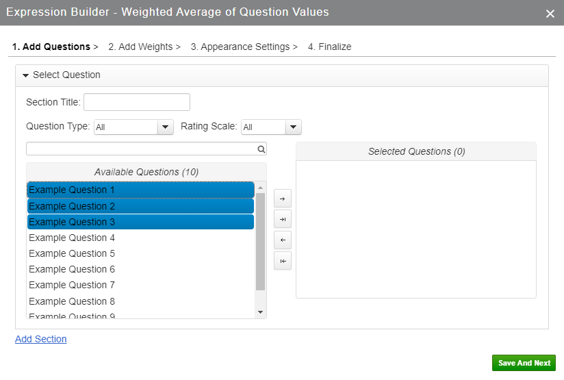 Computed Questions Scoring and Attempts Wizard