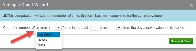 Computed Questions Scoring and Attempts Wizard