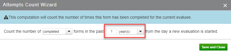 Computed Questions Scoring and Attempts Wizard