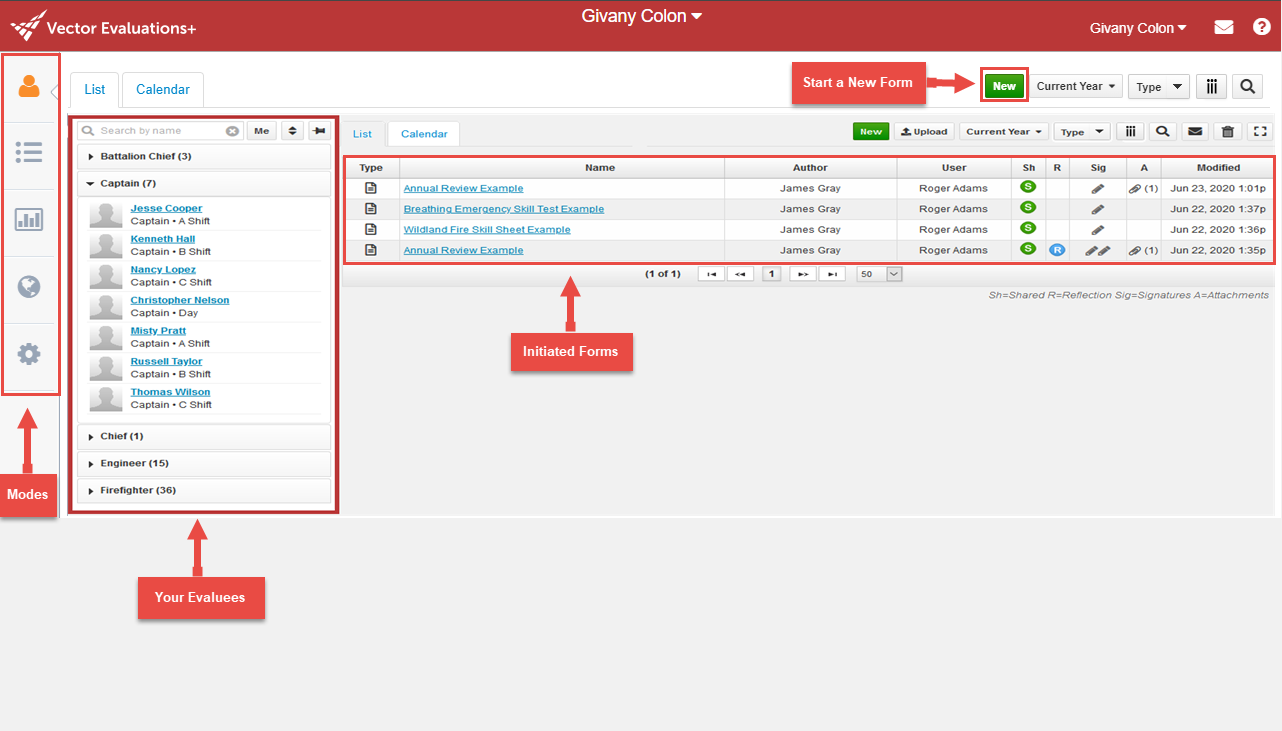 Evaluations+ Interface Overview (For Public Sector)